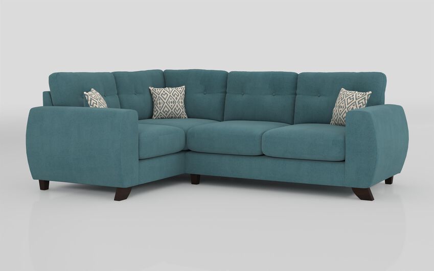 Living Aspen Fabric 1 Corner 2 Standard Back Sofa - ScS